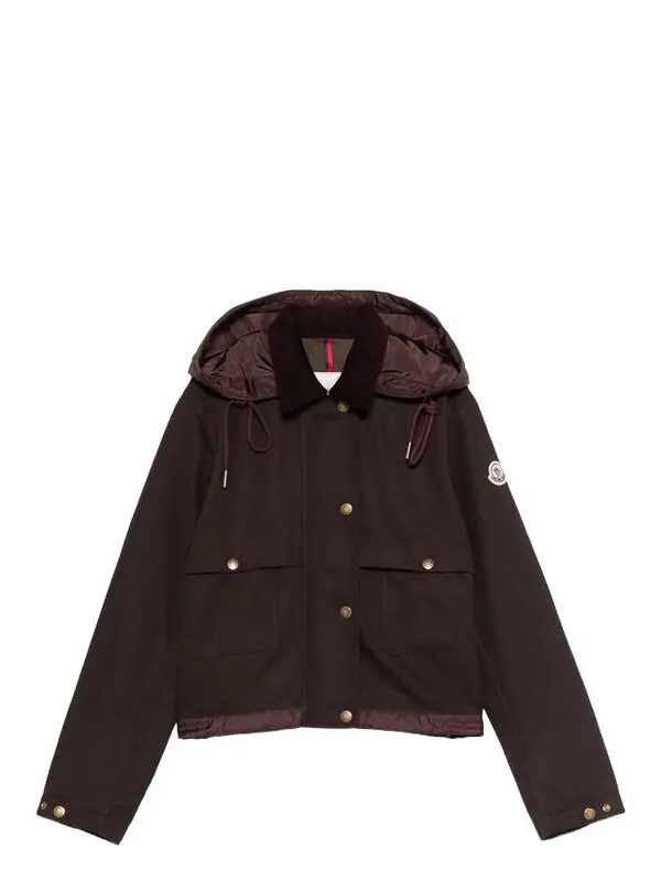 Moncler Corduroy Collar Jacket - Purple