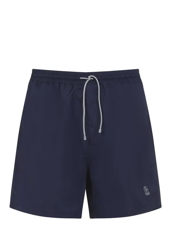 Brunello Cucinelli Polyester Swim Shorts - Blue