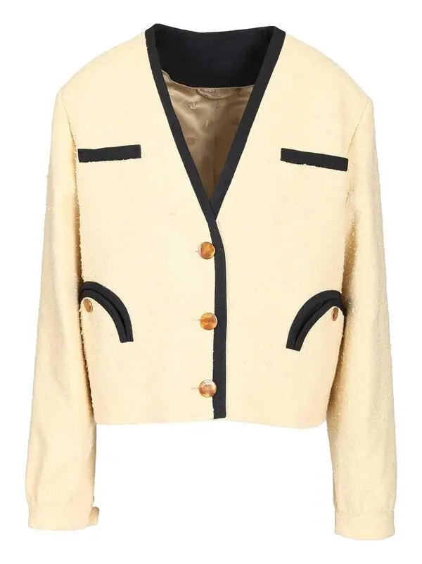 BLAZÉ MILANO Orinda Bolero Jacket - White