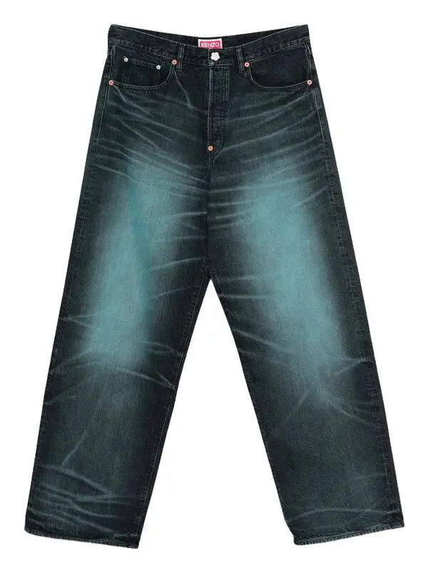 Kenzo Denim Regular & Straight-leg Jeans - Blue