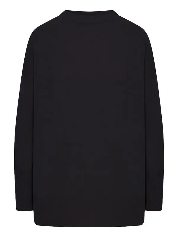 Brunello Cucinelli Oversized Cashmere Sweater - Black