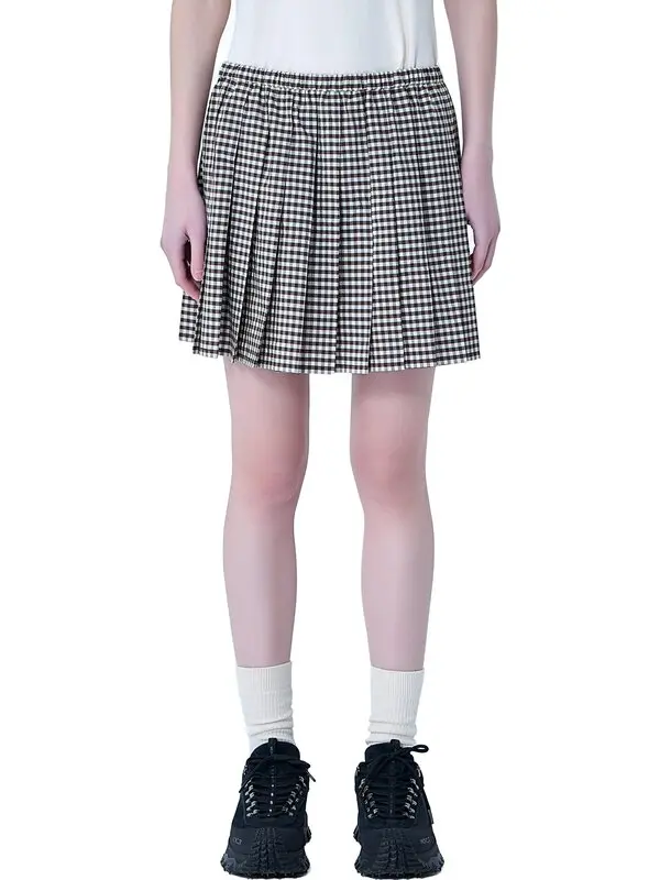 Moncler Pleated Mini Skirt - Gray