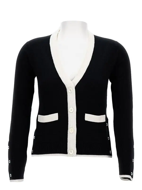 Thom Browne V-neck Cardigan - Multicolor