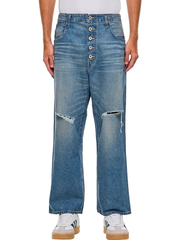 Junya Watanabe Regular Denim Jeans - Multicolor