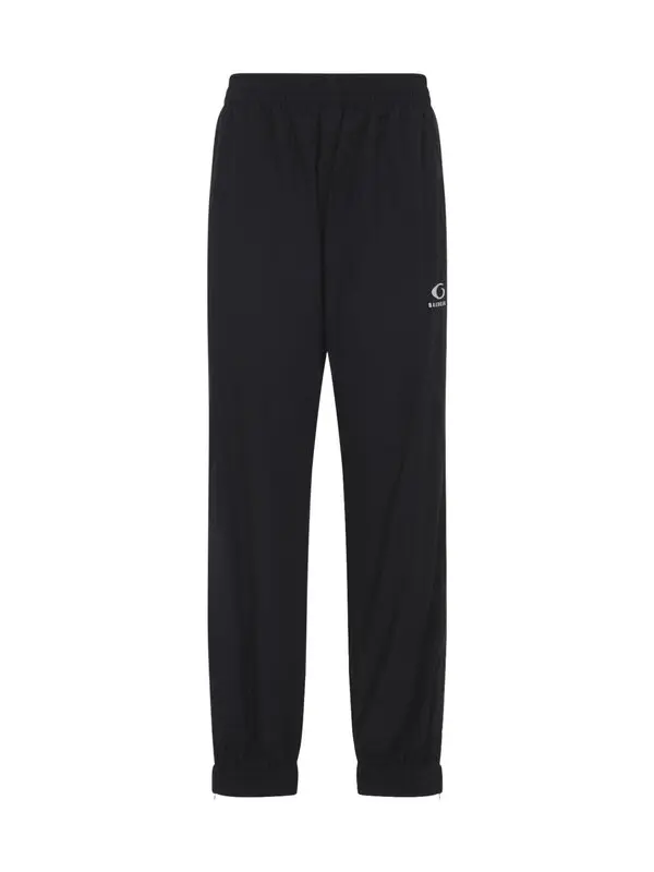 Balenciaga Cotton Track Pants - Black