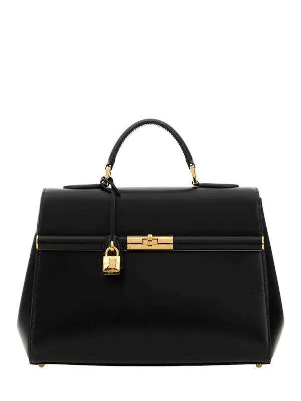 Dolce & Gabbana Leather Marlene Handbag - Black