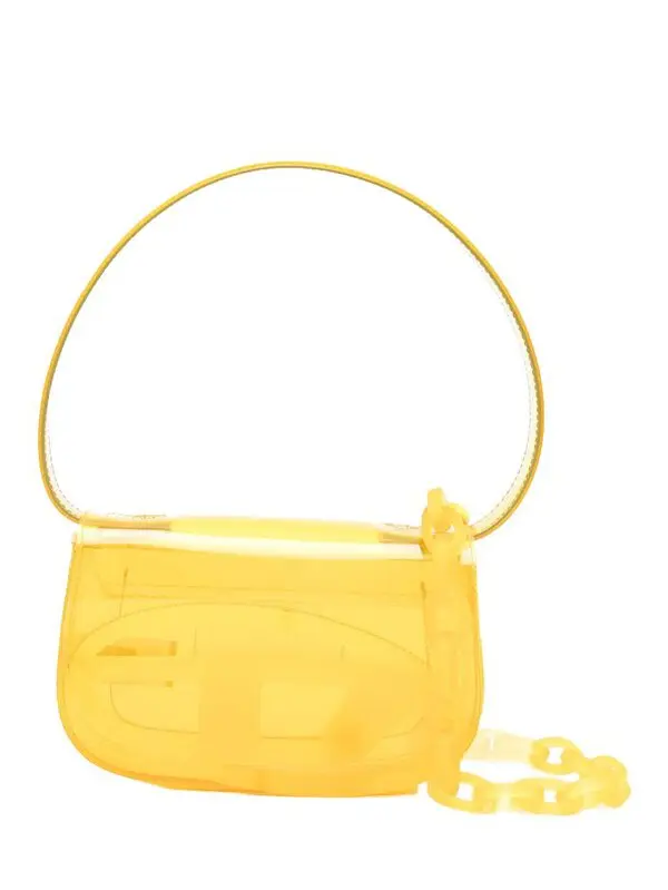 DIESEL® Chain Embellishment Top Handle Bag - Yellow