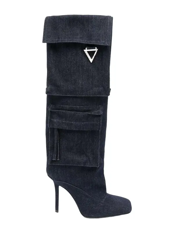 Attico Sienna Knee-high Boots - Blue