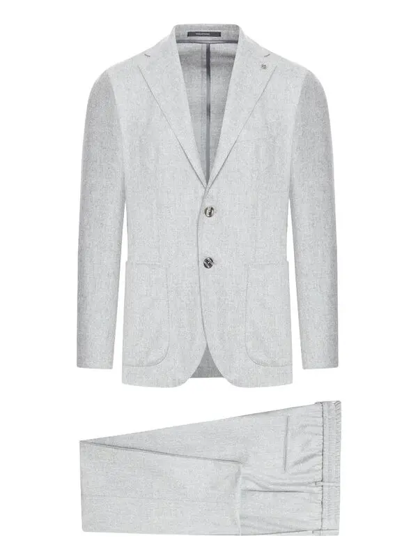 Tagliatore Tailored Wool Suit - Multicolor