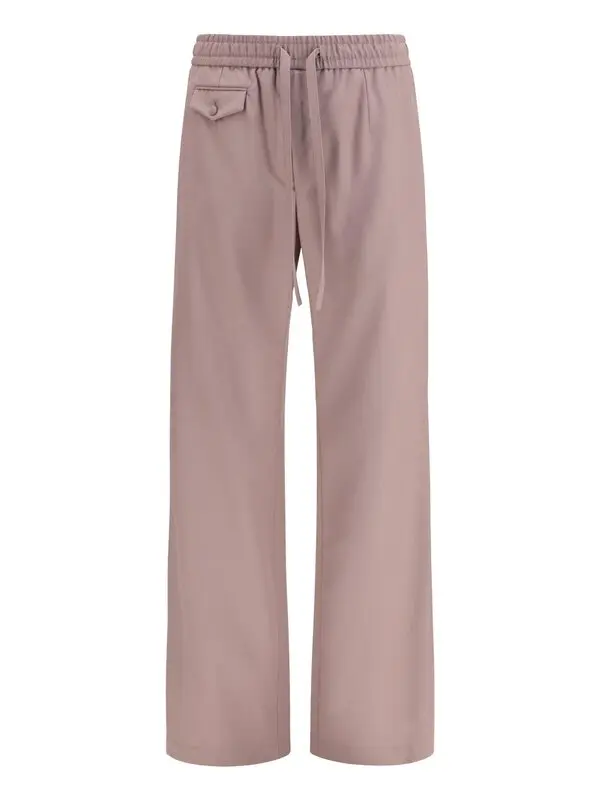 Dolce & Gabbana Wool Jogging Pants - Brown