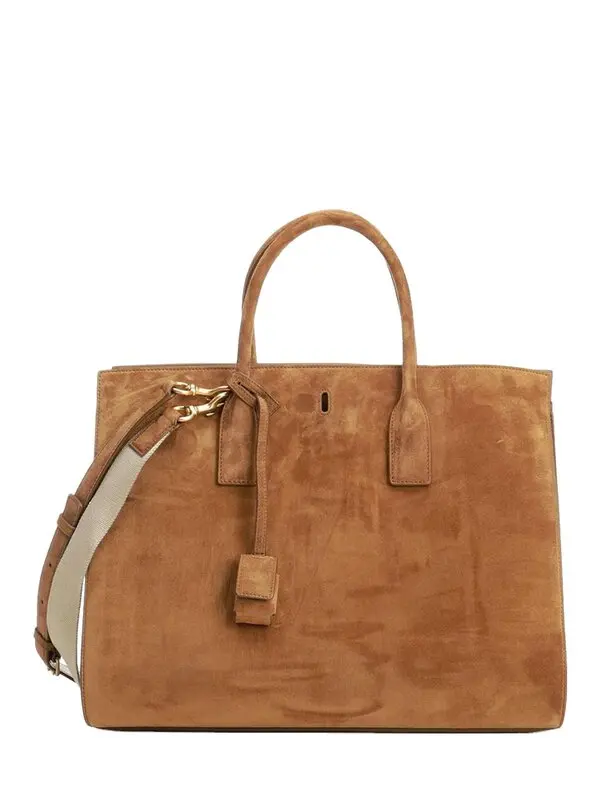 Saint Laurent Large Sac De Jour Bag - Brown