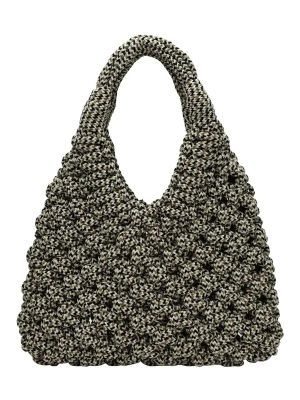 HIBOURAMA Vannifique Maxi Bag In Velvet - Multicolor