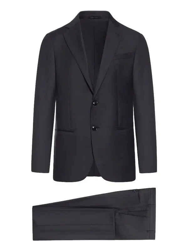 Giorgio Armani Tailored Wool And Cashmere Suit - Multicolor
