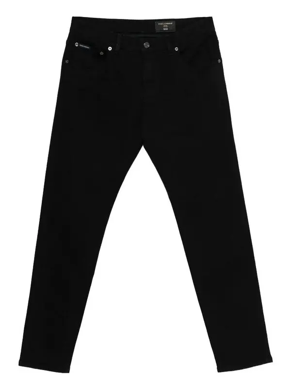 Dolce & Gabbana Slim-fit Jeans - Black