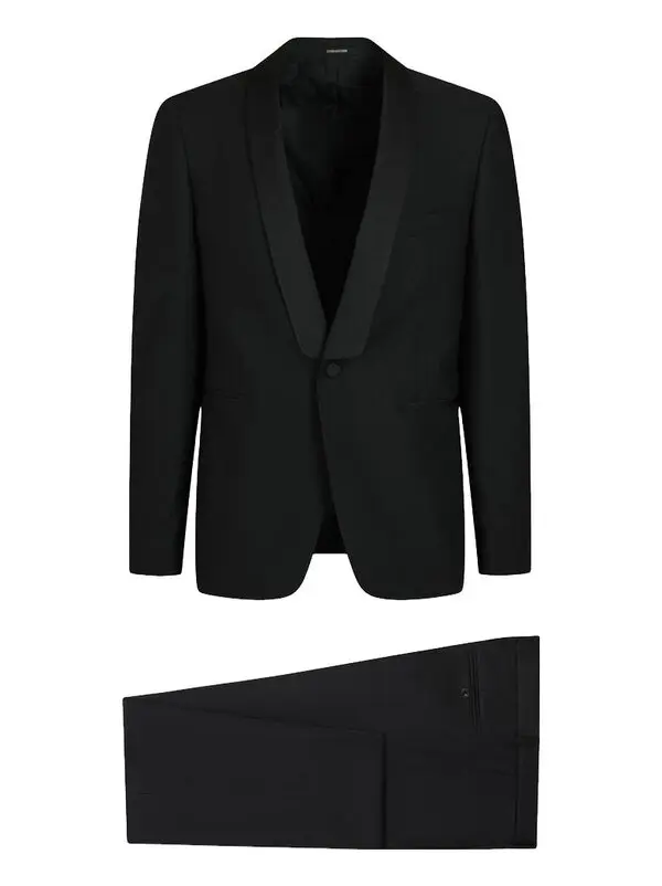 Tagliatore Abito Con Gilet - Black