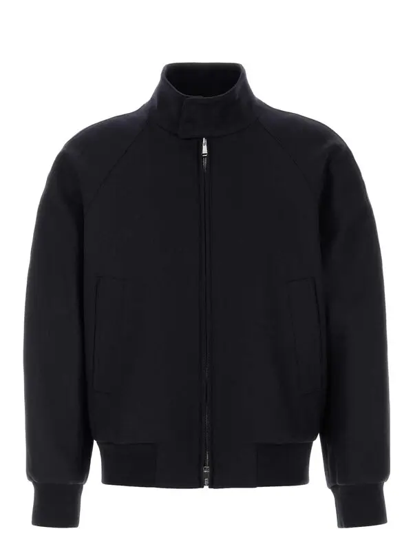 Fendi Midnight Stretch Cashmere Jacket - Blue