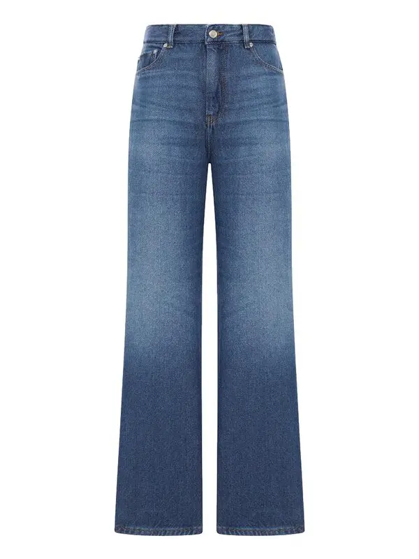 GANNI Isey Heavy Denim Jeans - Multicolor