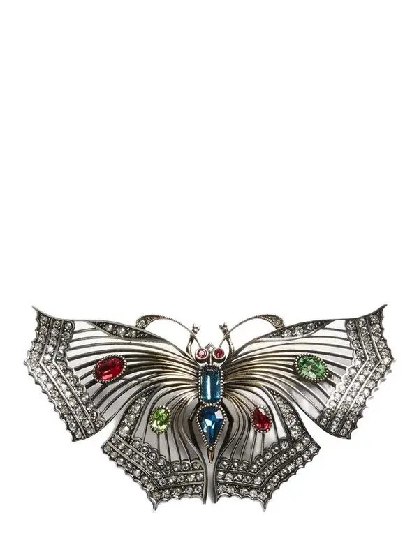 Valentino Garavani Butterfly Brooch - Silver