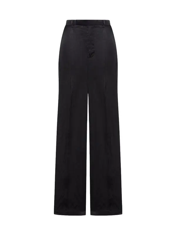 Rick Owens Tailored Wide Leg Pants - Black