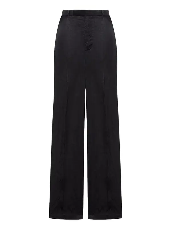 Rick Owens Tailored Wide Leg Pants - Black