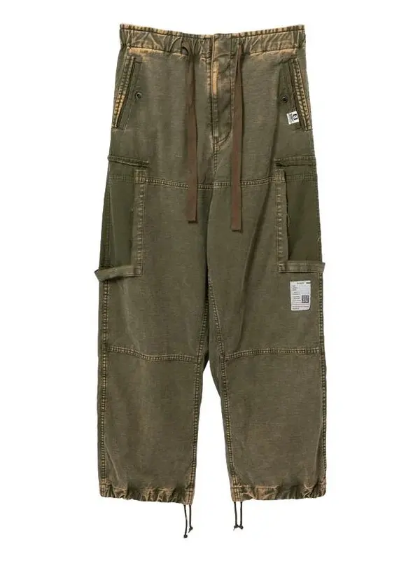 Mihara Yasuhiro Wide-leg Cargo Trousers - Green