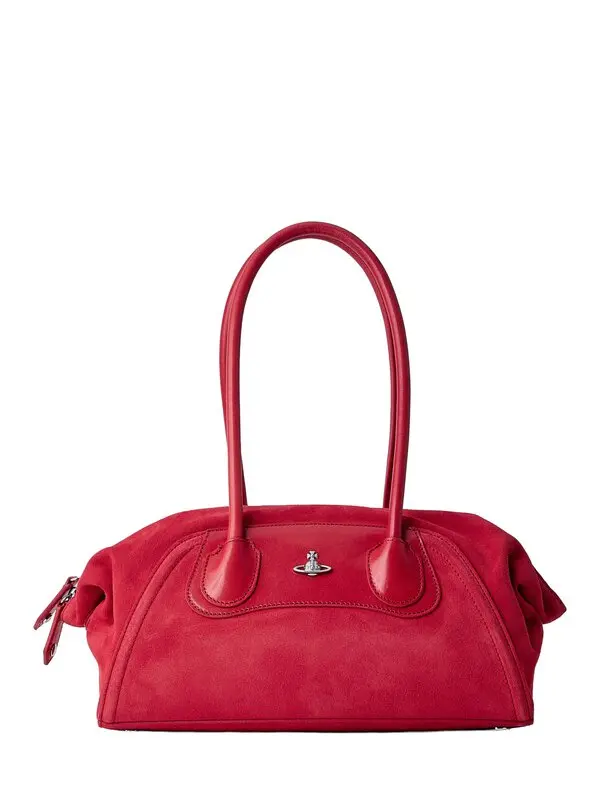VIVIENNE WESTWOOD Shirley Small Holdall Shoulder Bag - Red