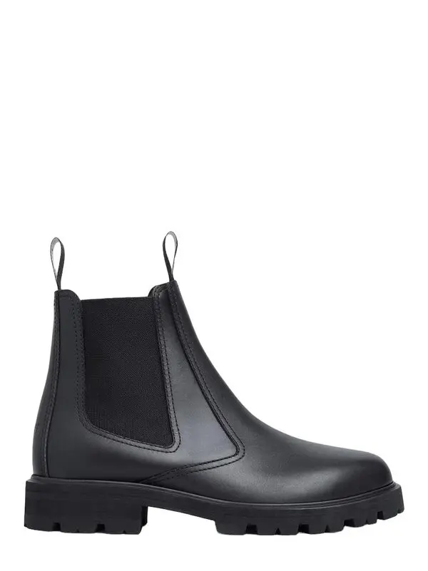 Celine Leather Chelsea Boots - Black