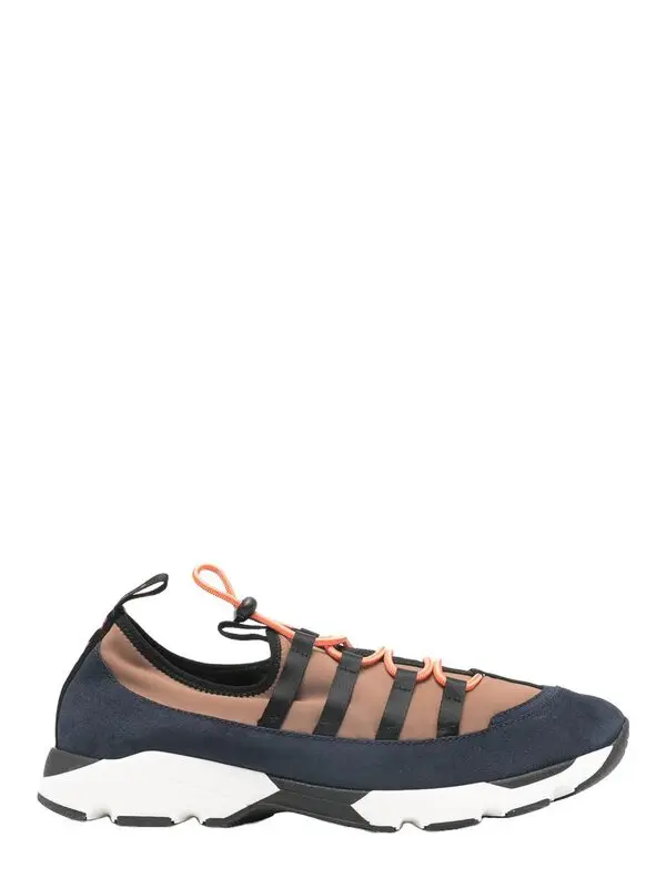 Marni Paneled Low-top Trainers - Blue