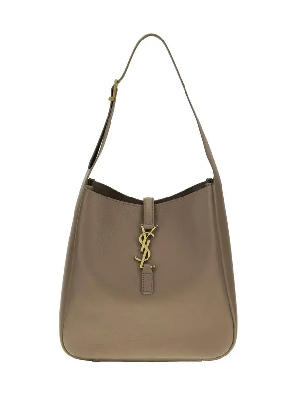 Saint Laurent Le 5 À 7 Shoulder Bag - Gray