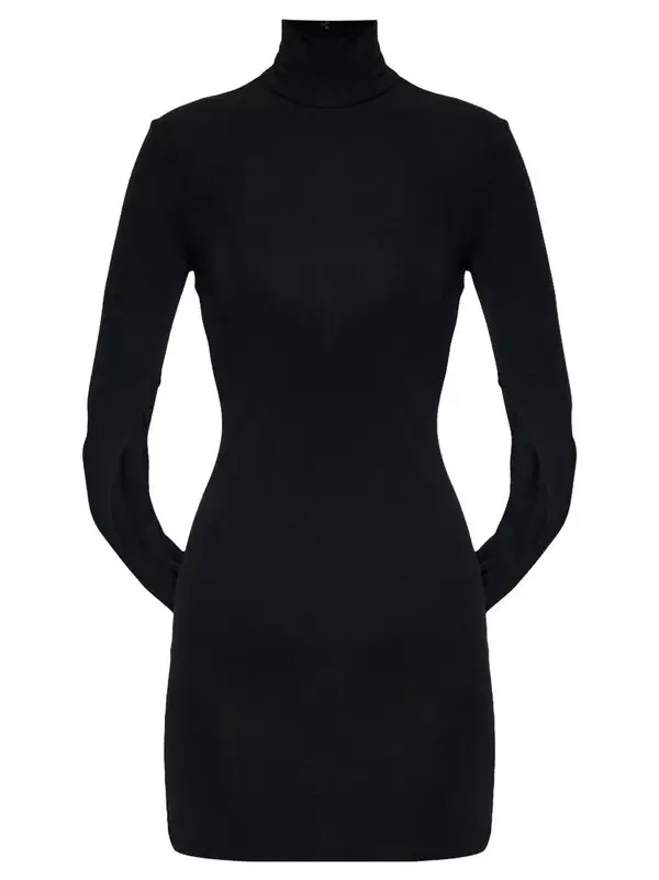 Alexander Wang Mini Draped Dress - Black