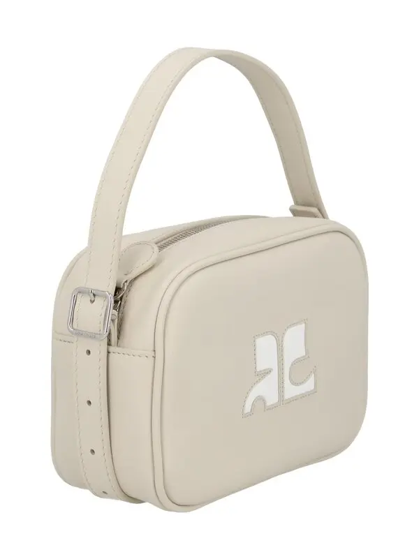 COURREGES Redition Naplack Bag - Cream