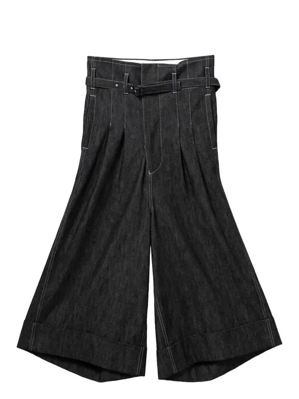 Junya Watanabe Wide-leg Cotton Trousers - Multicolor