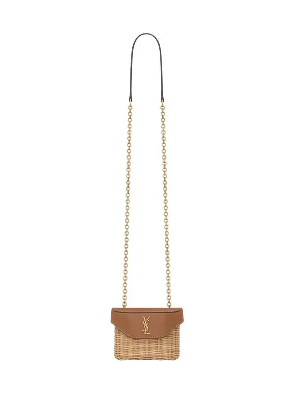 Saint Laurent Box June Micro Bag - Cream