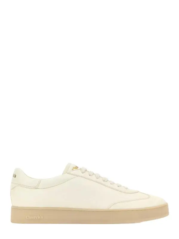 Church's Ivory Leather Lace-up Sneakers - White