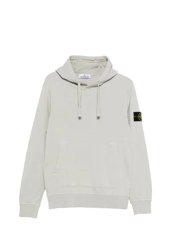 Stone Island Hooded Sweatshirt - Gray