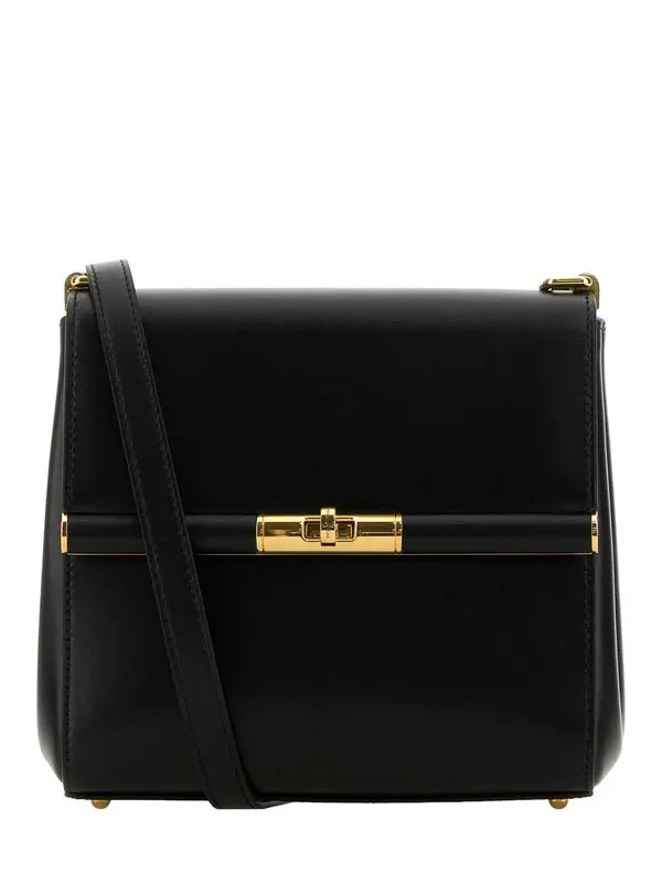 Dolce & Gabbana Leather Marlene Crossbody Bag - Black
