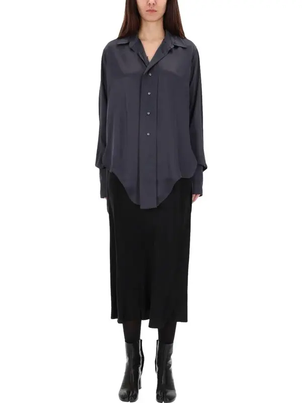 MAISON MARGIELA Long Sleeve Shirt - Gray