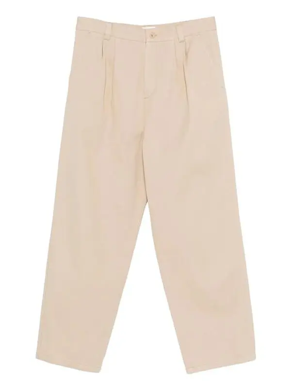 A.p.c. Straight-leg Pleated Trousers - Cream