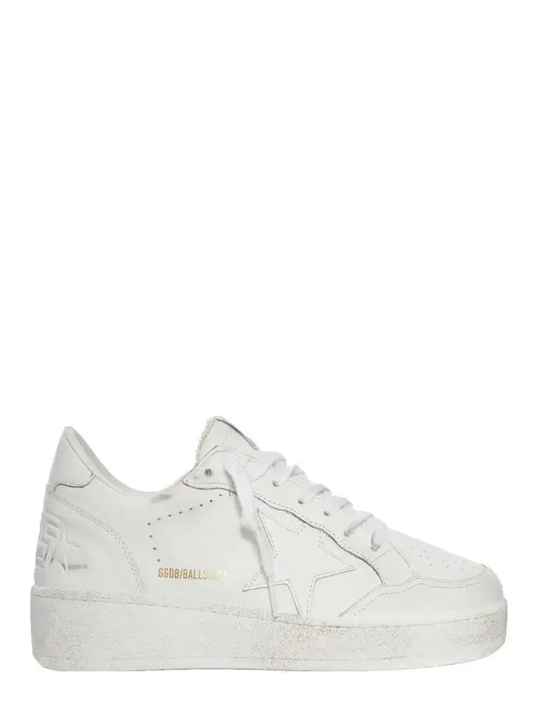 GOLDEN GOOSE Ball Star Sneakers With Star Detail - White