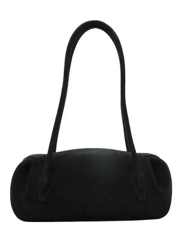 Yuzefi Suede Top Handle Bag - Black