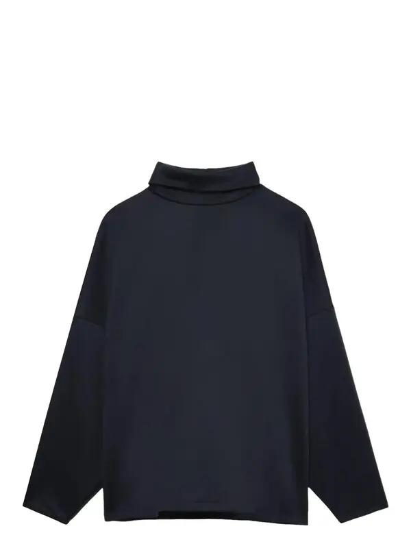 Fear Of God Split High Neck Ls Top - Black