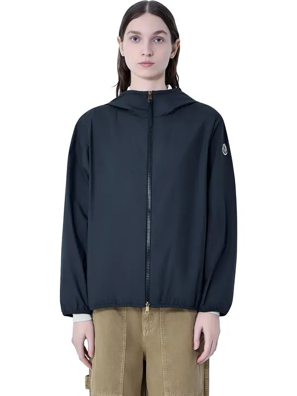Moncler Hooded Lightweight Jacket - Black