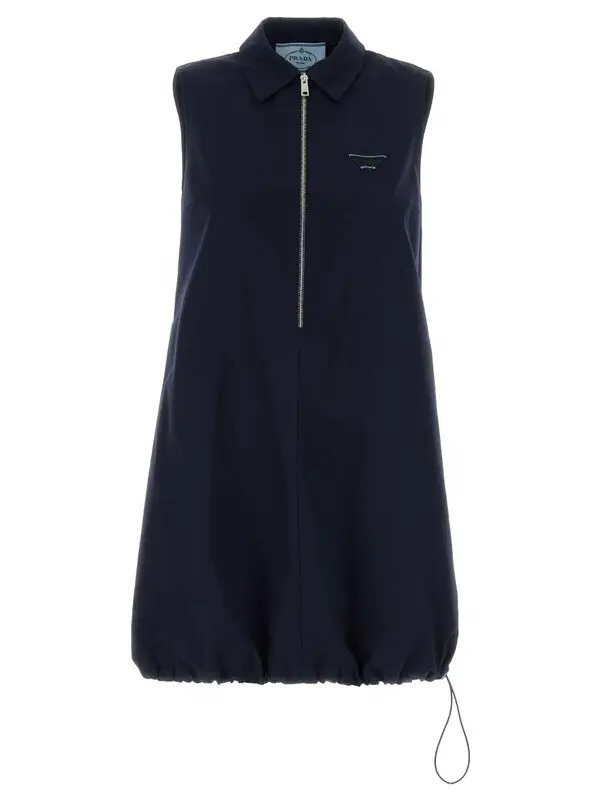 Prada Sleeveless Mini Dress - Blue