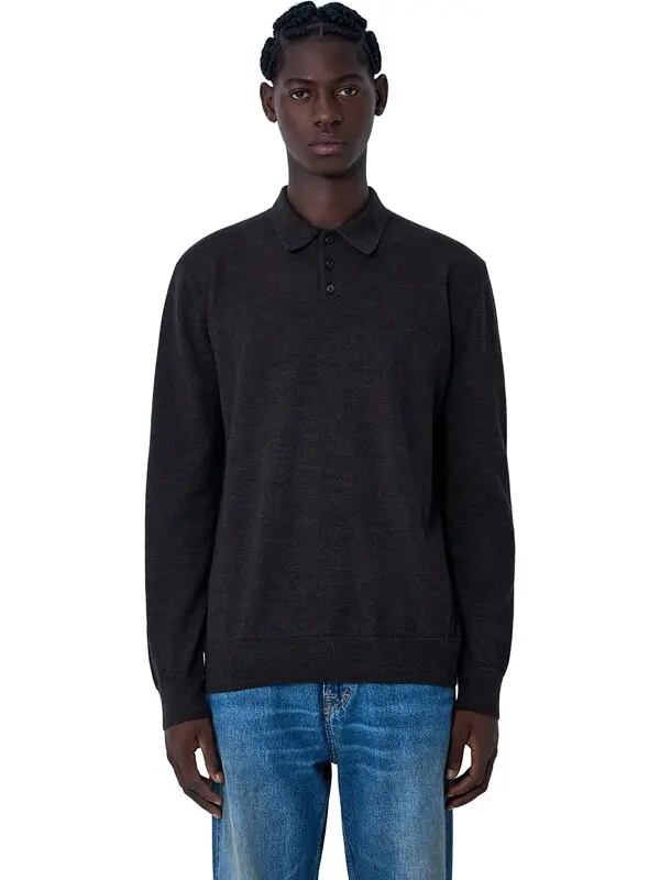MAISON MARGIELA Wool Polo Shirt - Multicolor