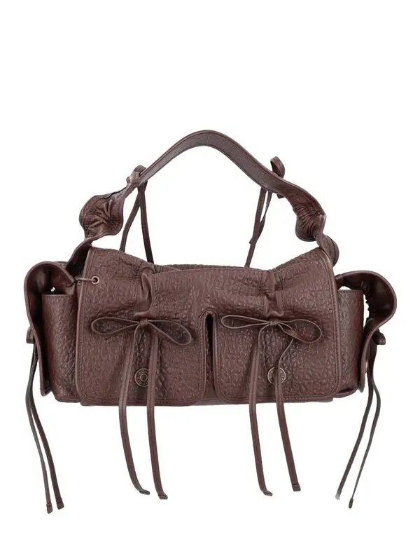 Acne Studios Lamb Leather Multipocket Bag - Brown