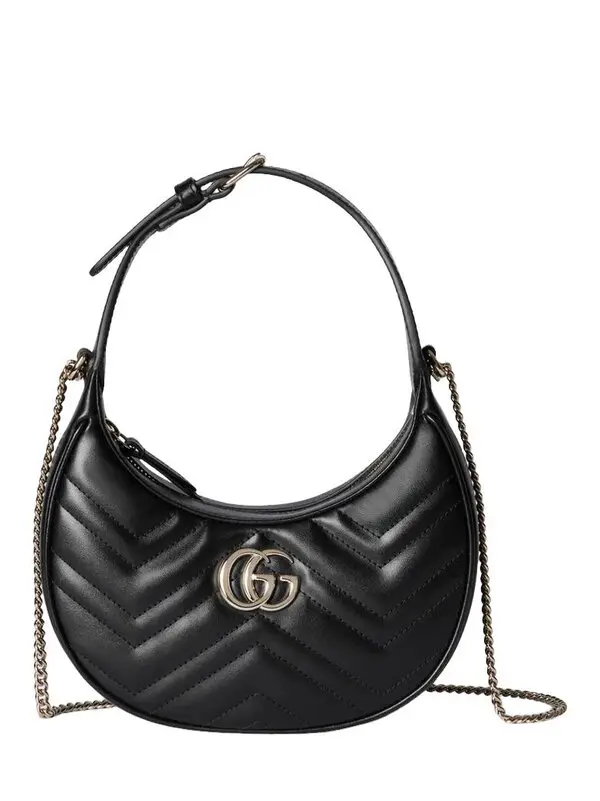 Gucci Gg Marmont Small Shoulder Bag - Black