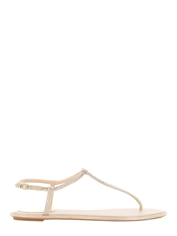Rene Caovilla Diana Sandals - Cream