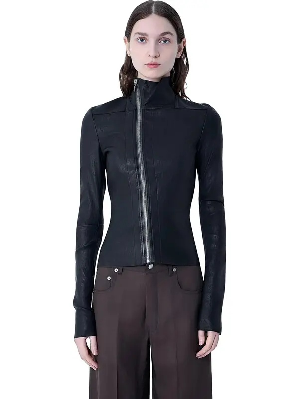 Rick Owens Gary Leather Jacket - Black