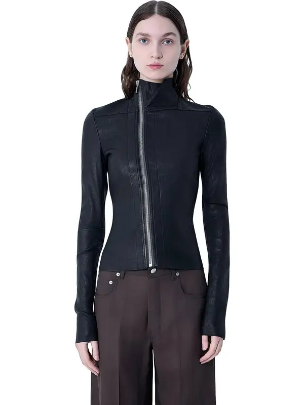 Rick Owens Gary Leather Jacket - Black