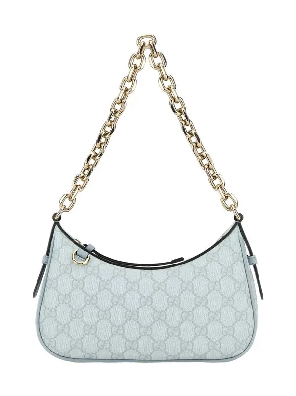 Gucci Printed Canvas Gg Emblem Shoulder Bag - Multicolor